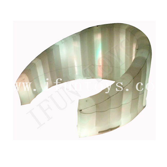 LED Inflatable Wall Partition Room Divider Office Pod / Inflatable ...