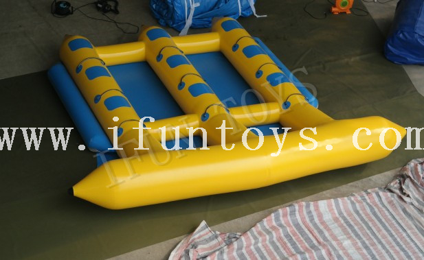 Commercial Inflatable Water Fly Fish / Banana Boat / Fly Fishing Boat ...