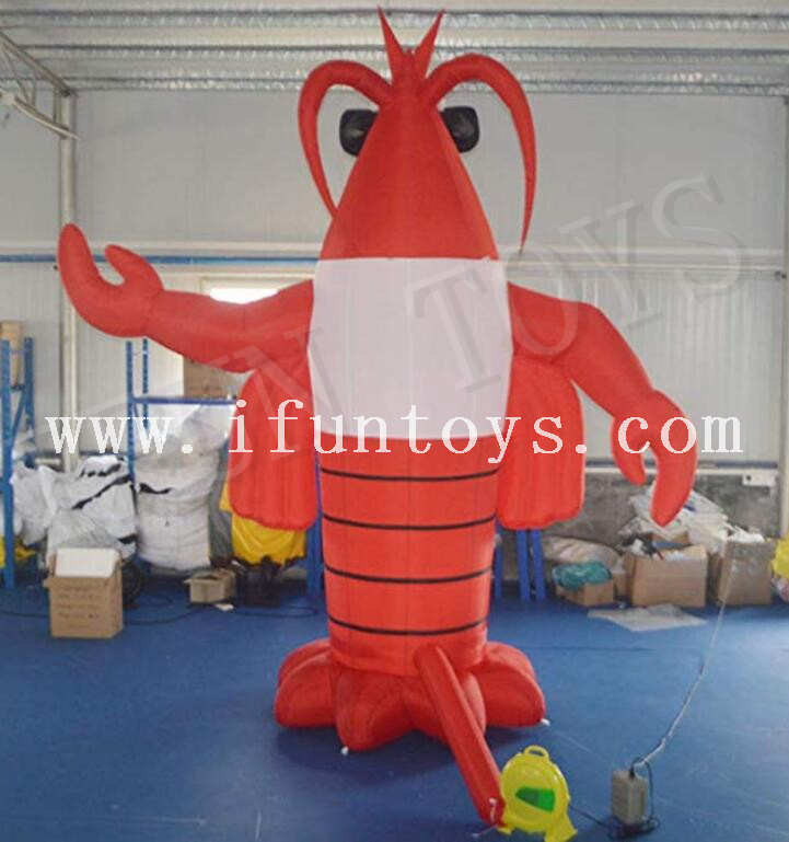 Giant Inflatable Red Lobster / Shrimp Model / Inflatable Crawfish for ...