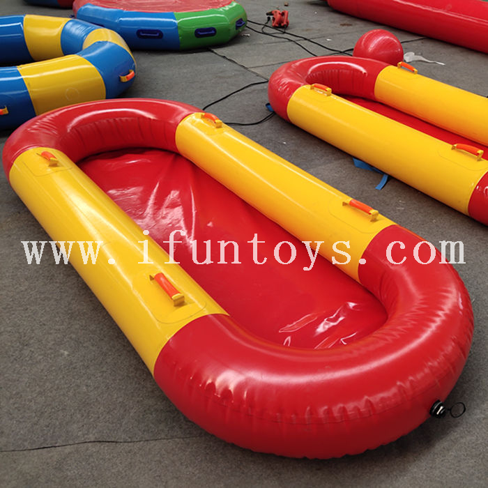 Hot sale in the same boat Inflatable race game /inflatable airship ...