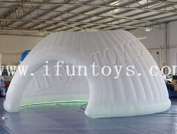 LED Lighting Inflatable Dome Tent for Party / Inflatable Meeting Pods ...