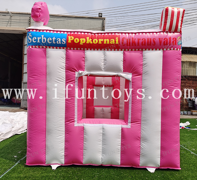 PVC Durable Inflatable Carnival Treat Shop Fun Food Concession Stand ...