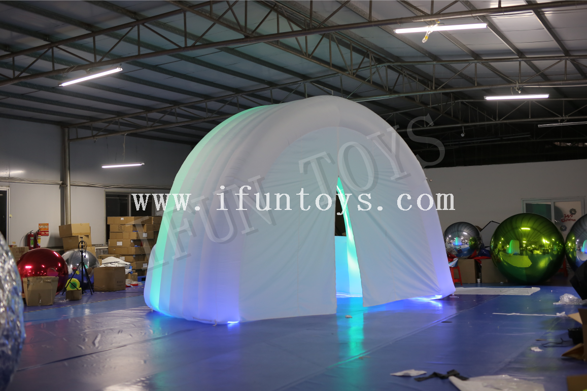 LED Inflatable DJ Booth / Drink Bar Tent / Portable Inflatable Bar Pub ...