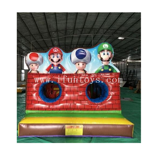 Super Mario Inflatable Obstacle Course / Inflatable Running Obstacle ...