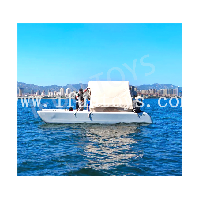 China Drop Stitch Material Houseboat Packraft Sail Catamaran Inflatable ...