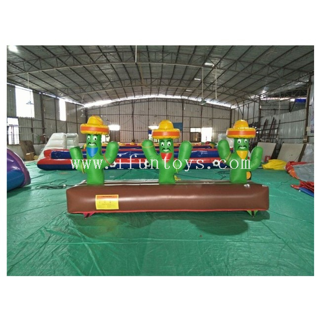 Inflatable Hoopla Game / Cactus Lasso / Cactus Ring Toss Throwing Game ...
