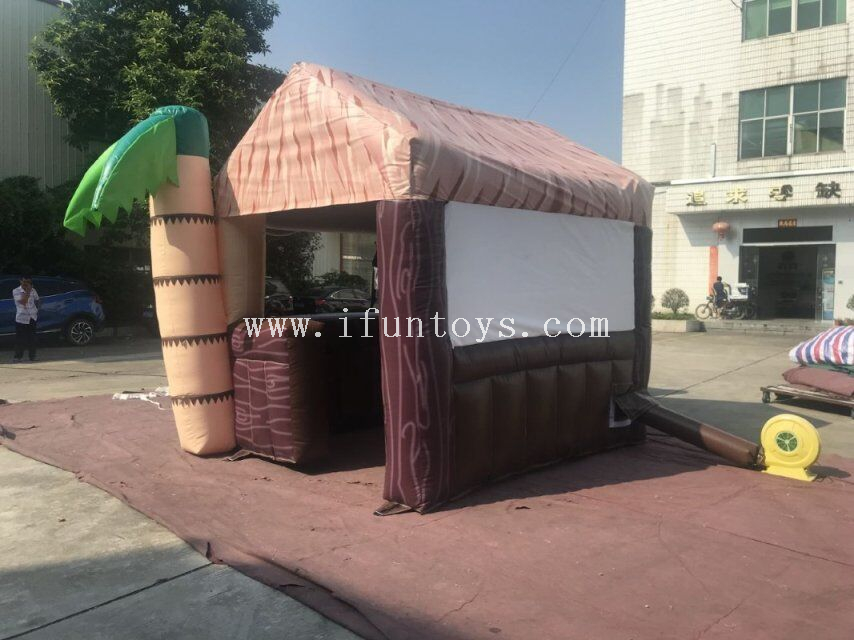 Outdoor inflatable Tiki hut bar/inflatable beach bar tent /inflatable ...