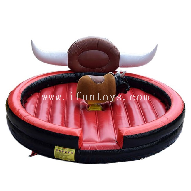 Interactive Inflatable Mechanical Bull / Inflatable Amusement Bull Ride ...