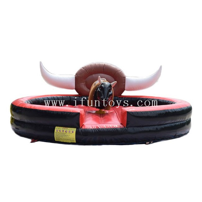 Interactive Inflatable Mechanical Bull / Inflatable Amusement Bull Ride ...